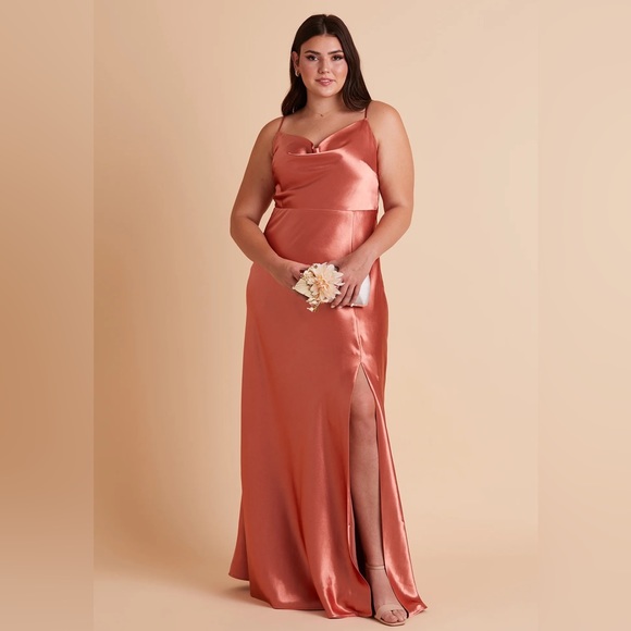 Birdy Grey | Dresses | Nwt Birdy Grey Dress Lisa Long Dress Curve Satin ...